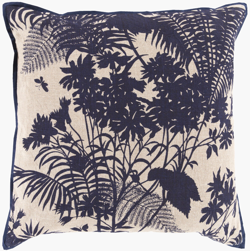 Shadow Floral Accent Pillow Poly by Surya Collection | Decorilla